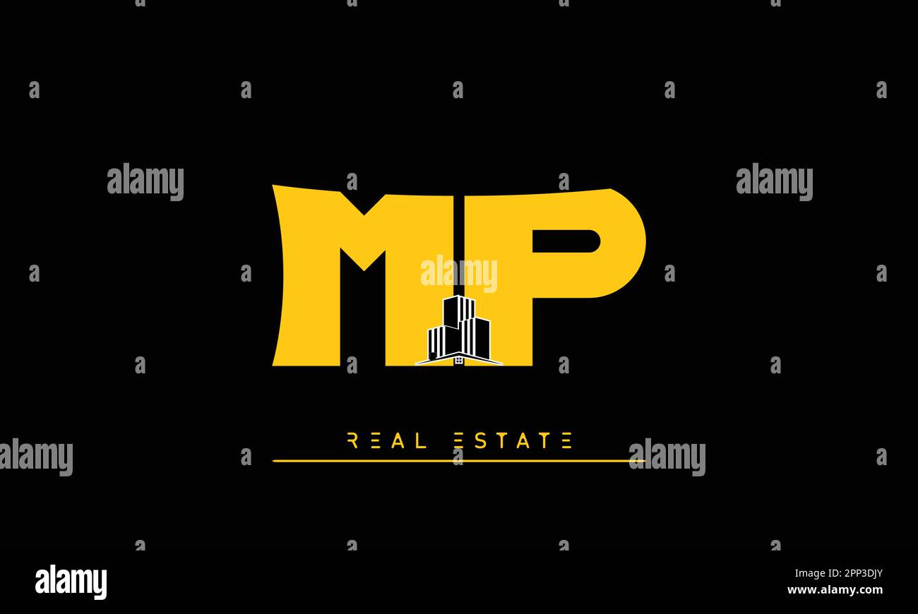 Alphabet letters Modern Creative logo MP , PM Stock Vector Image & Art ...