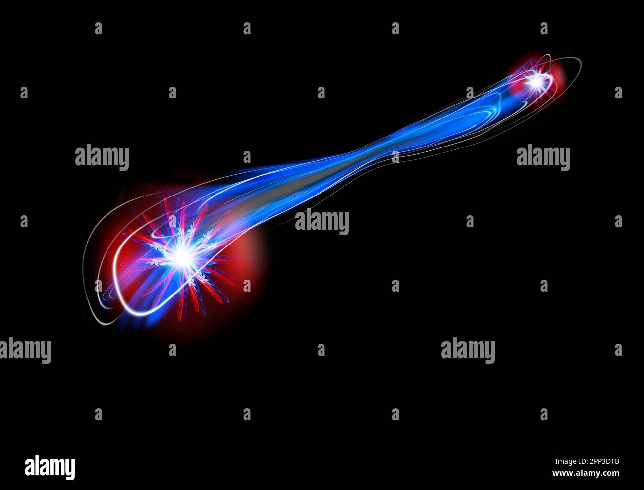 Quantum entanglement, conceptual illustration Stock Photo - Alamy