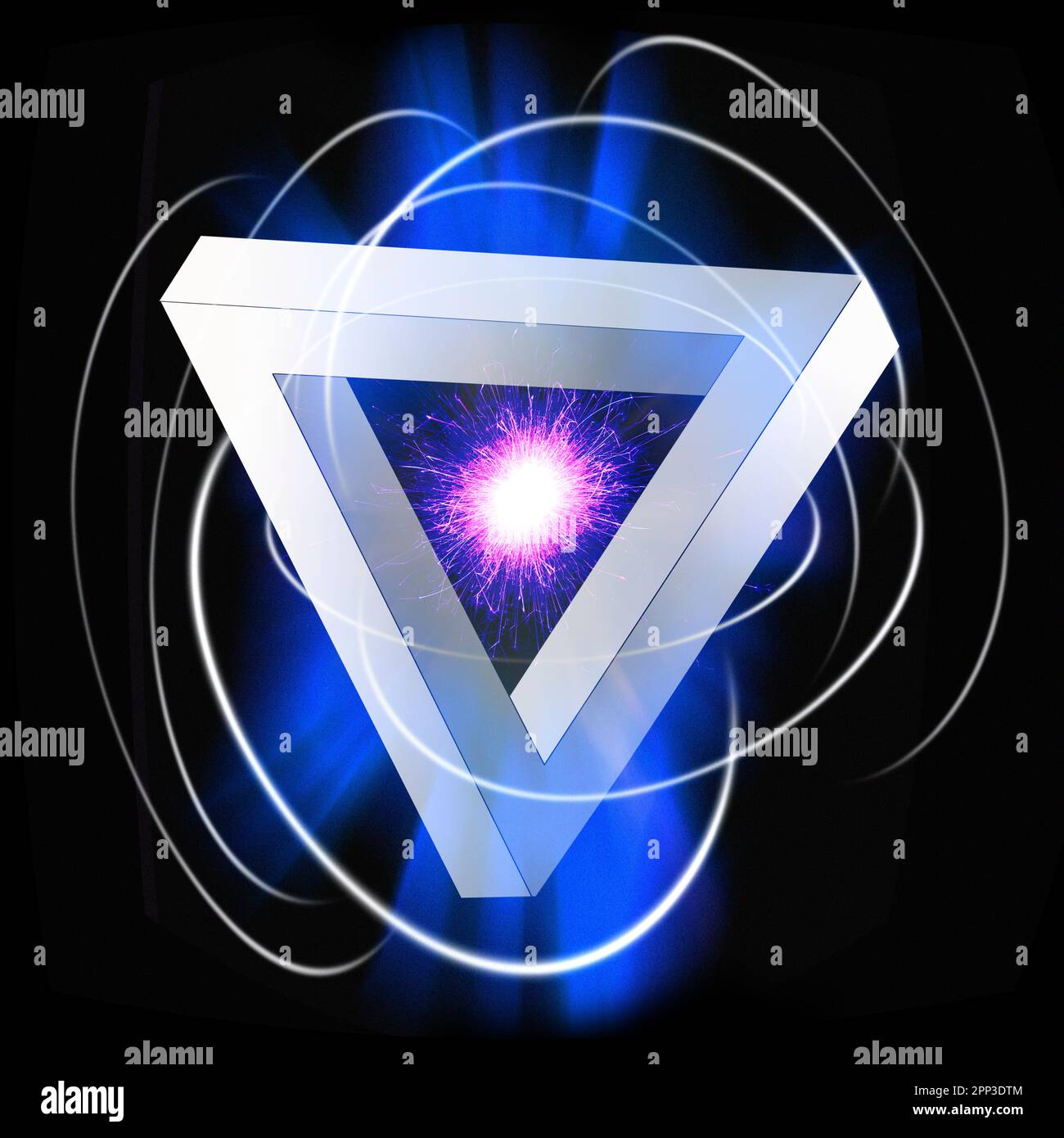 Quantum physics, conceptual illustration Stock Photo - Alamy