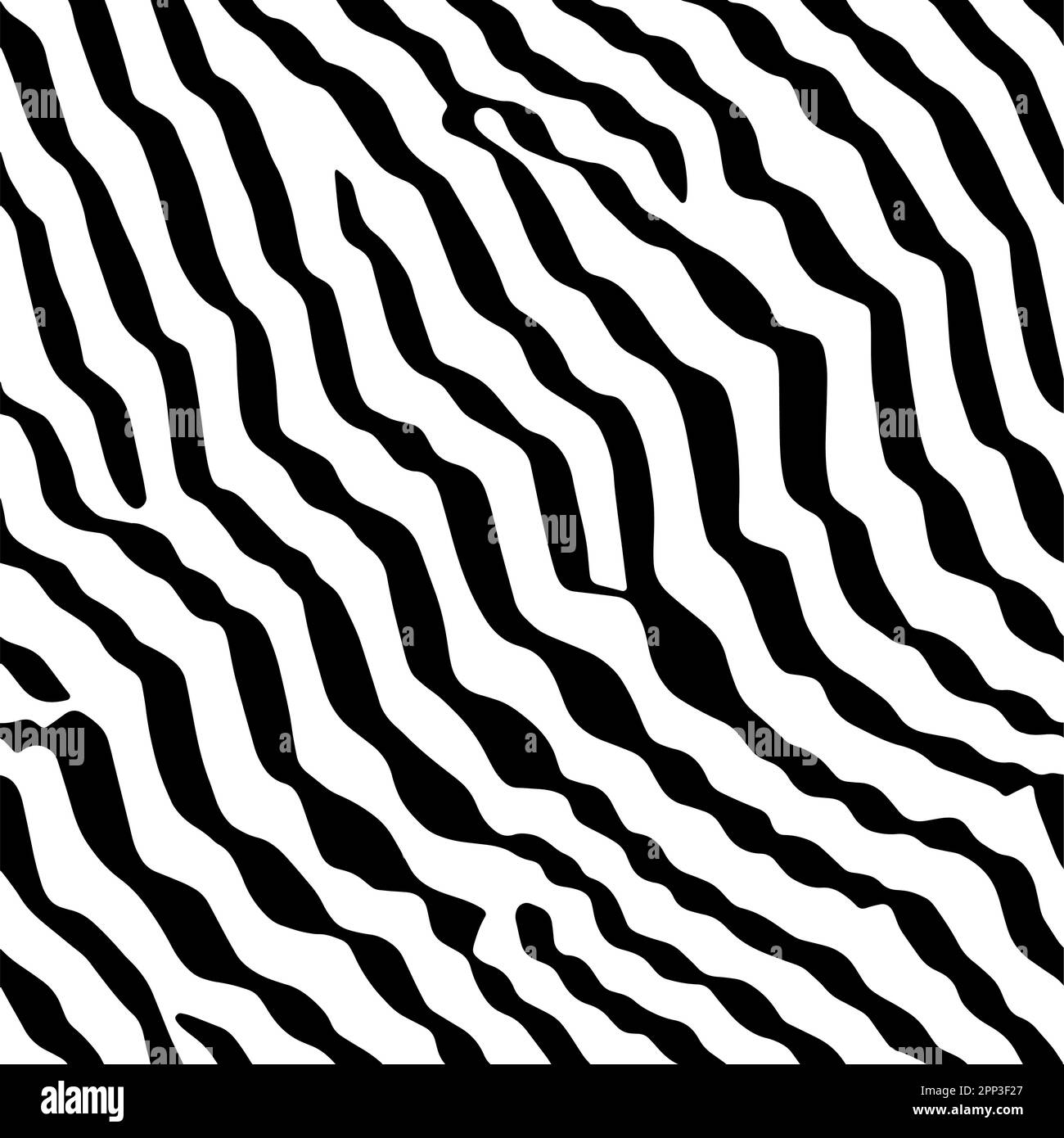 Vector Optical Illusion Black and White Seamless Pattern Stock Vector ...