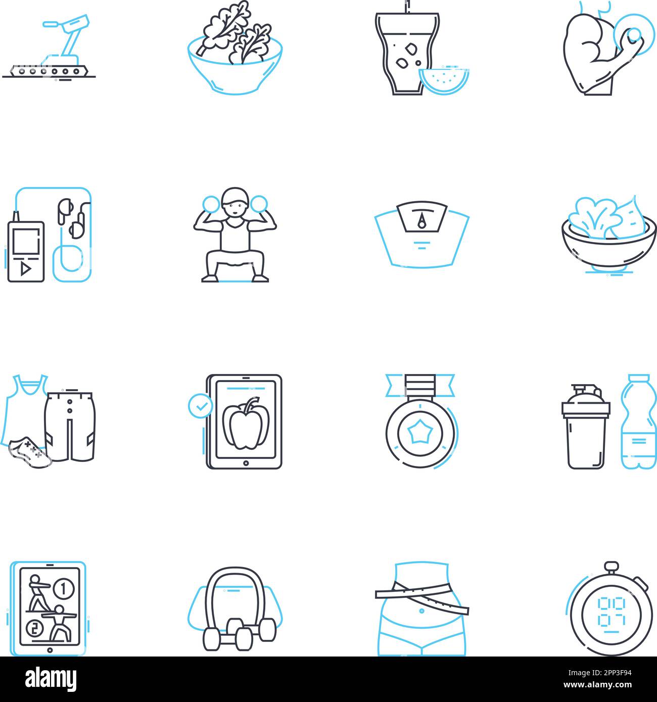 Goal linear icons set. Success, Achievement, Ambition, Aspiration ...