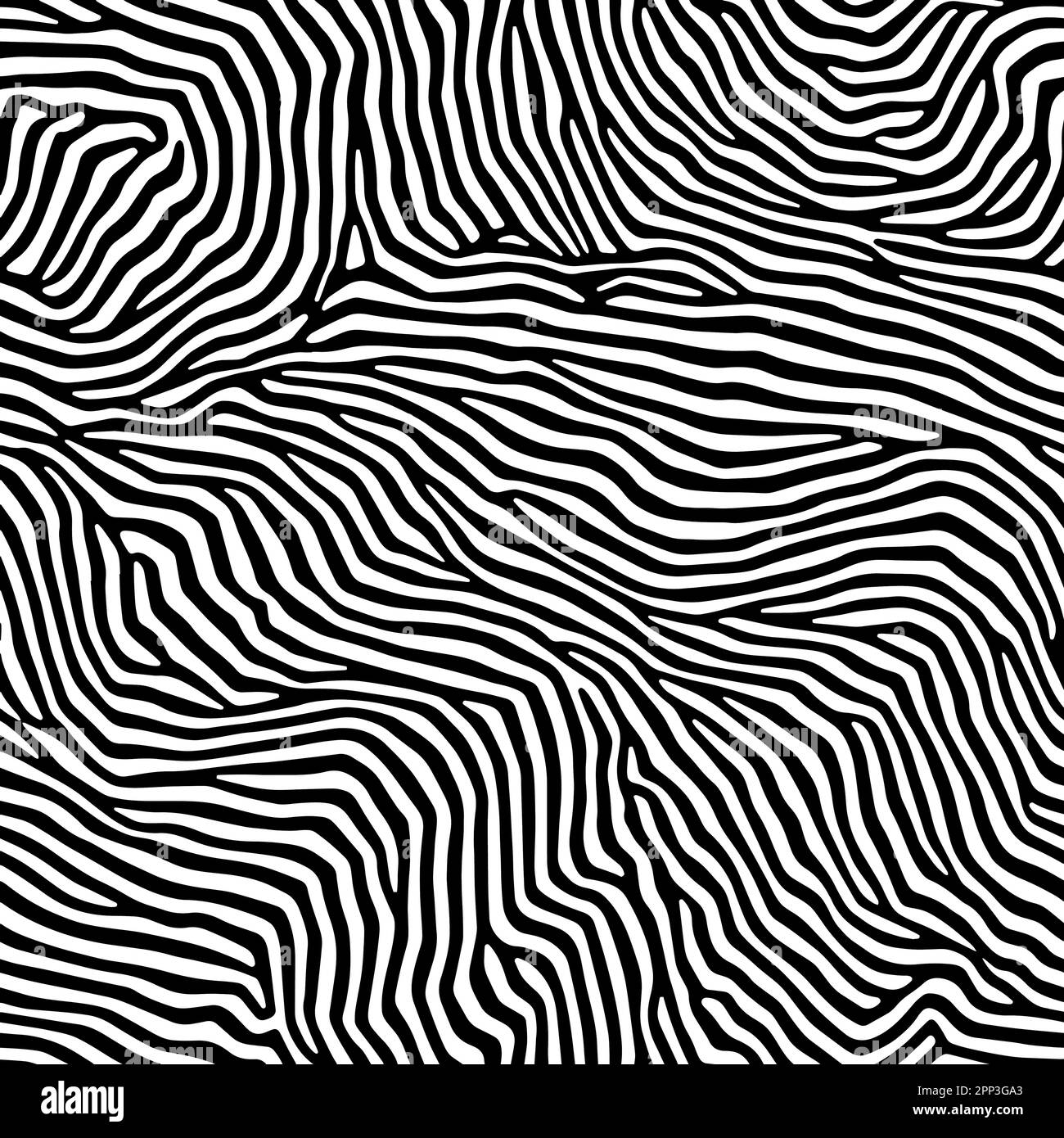 Vector Optical Illusion Black and White Seamless Pattern Stock Vector ...