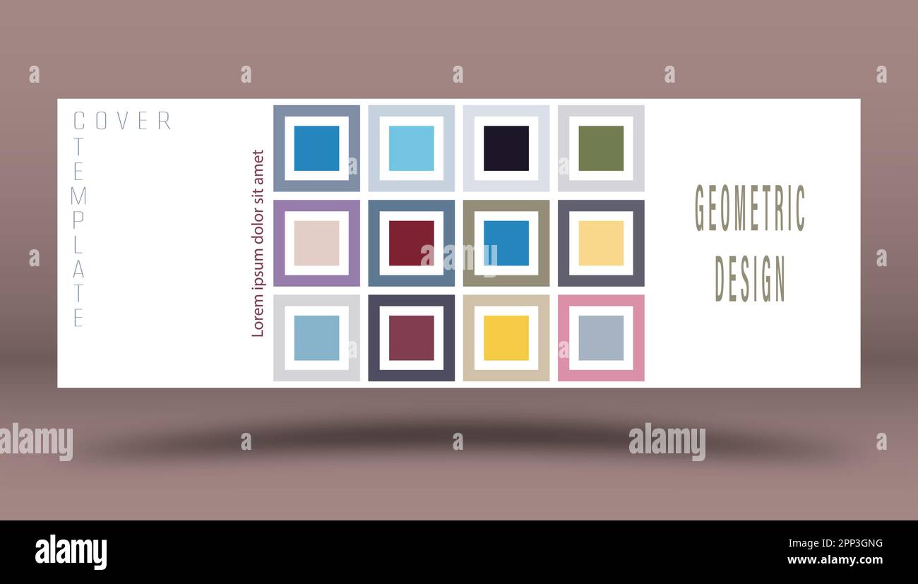 Multicolored squares. Layout for background, cover, screensaver ...