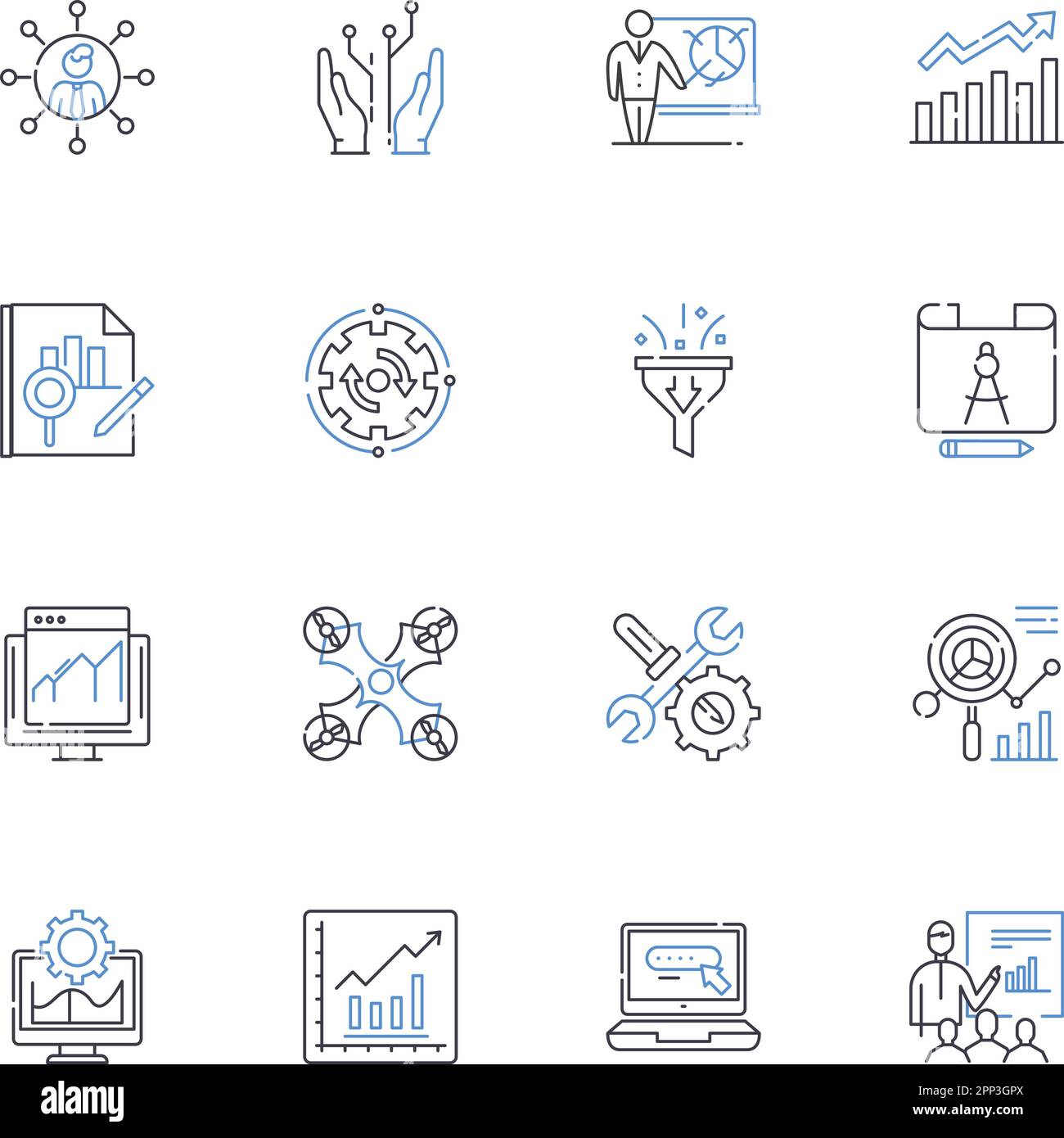 Content Creation line icons collection. Creativity, Inspiration ... Content Creation line icons collection. Creativity, Inspiration ...