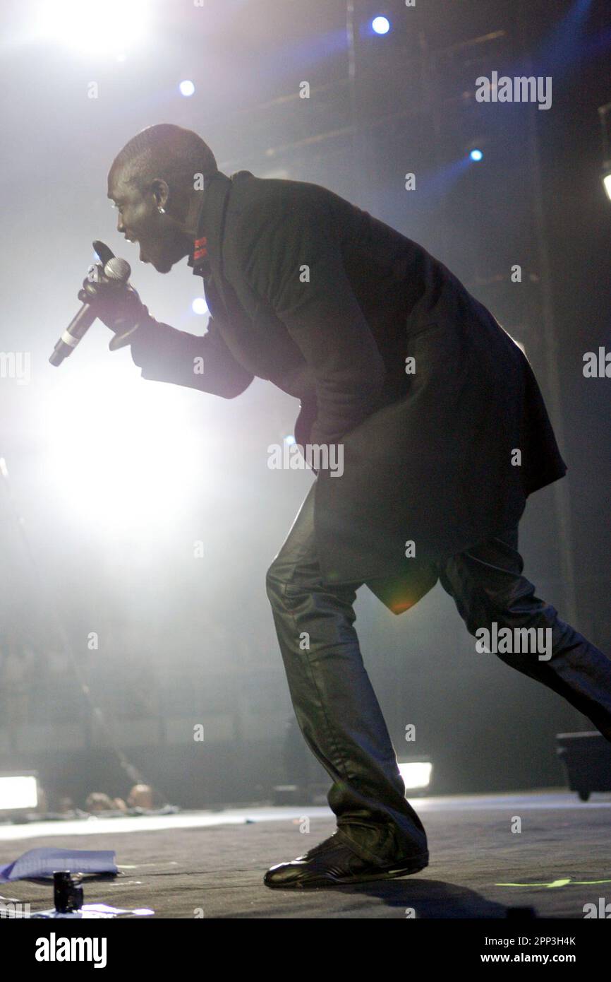 Akon performing live in concert as part of SupaFest 2010 held at the ...