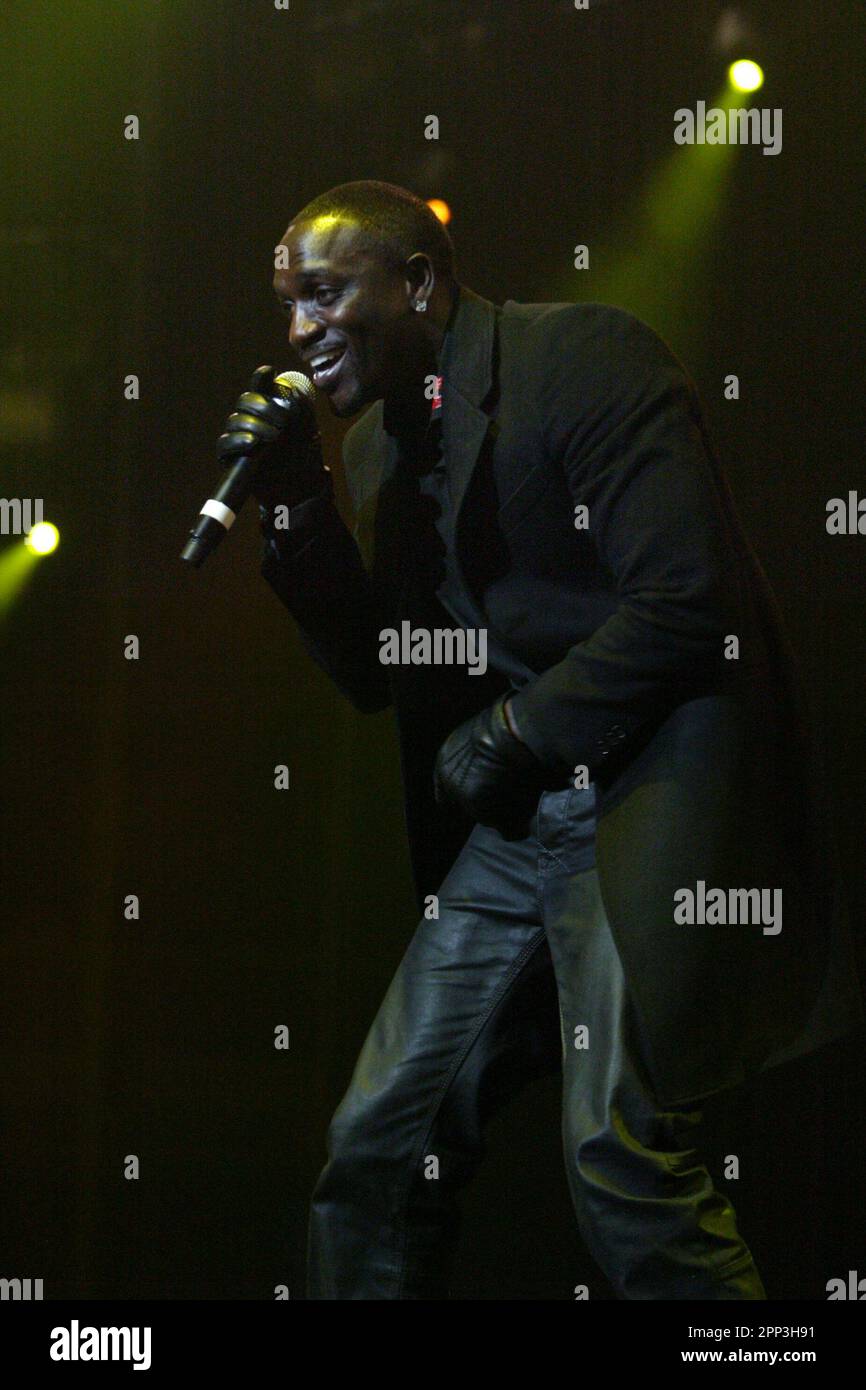Akon performing live in concert as part of SupaFest 2010 held at the ...