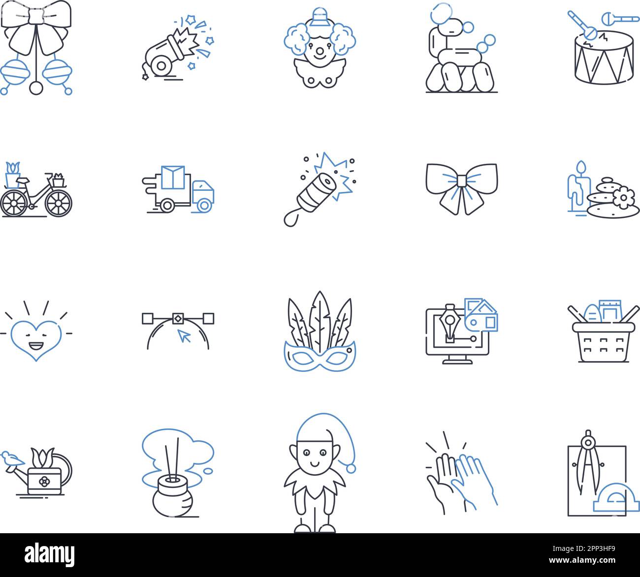 Fresh perspectives line icons collection. Innovative, Creative ...