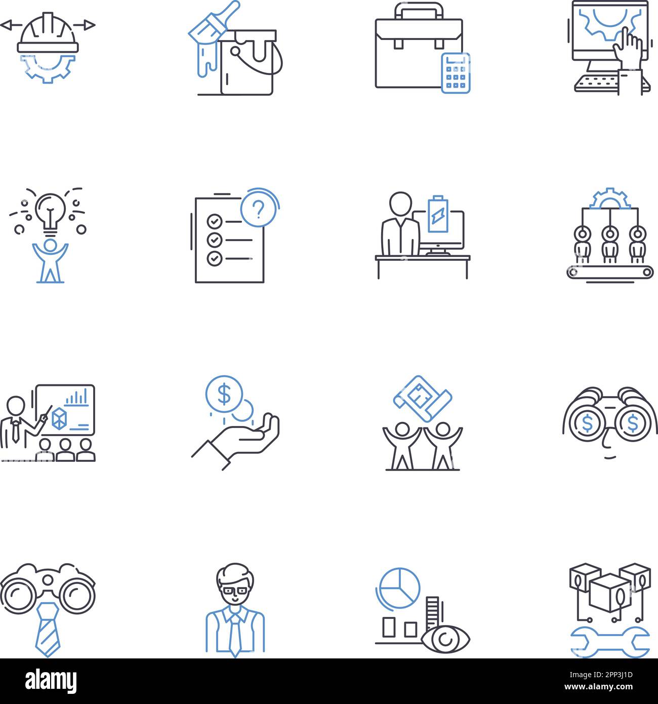 Employee retention line icons collection. Loyalty, Engagement, Benefits ...