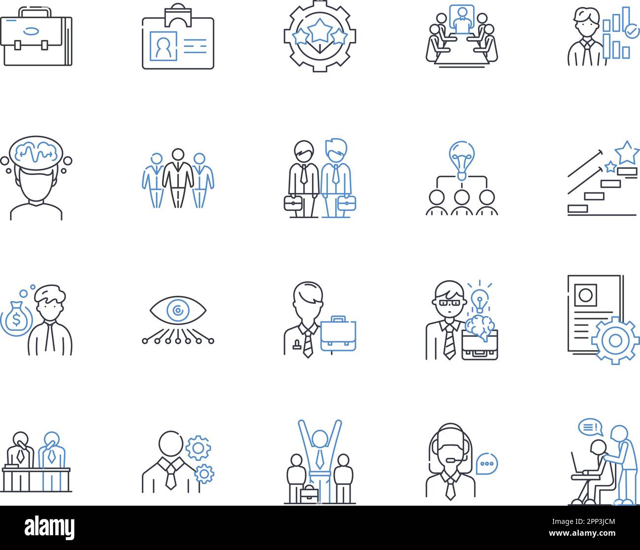 Trade line icons collection. Market, Commerce, Barter, Exchange ...