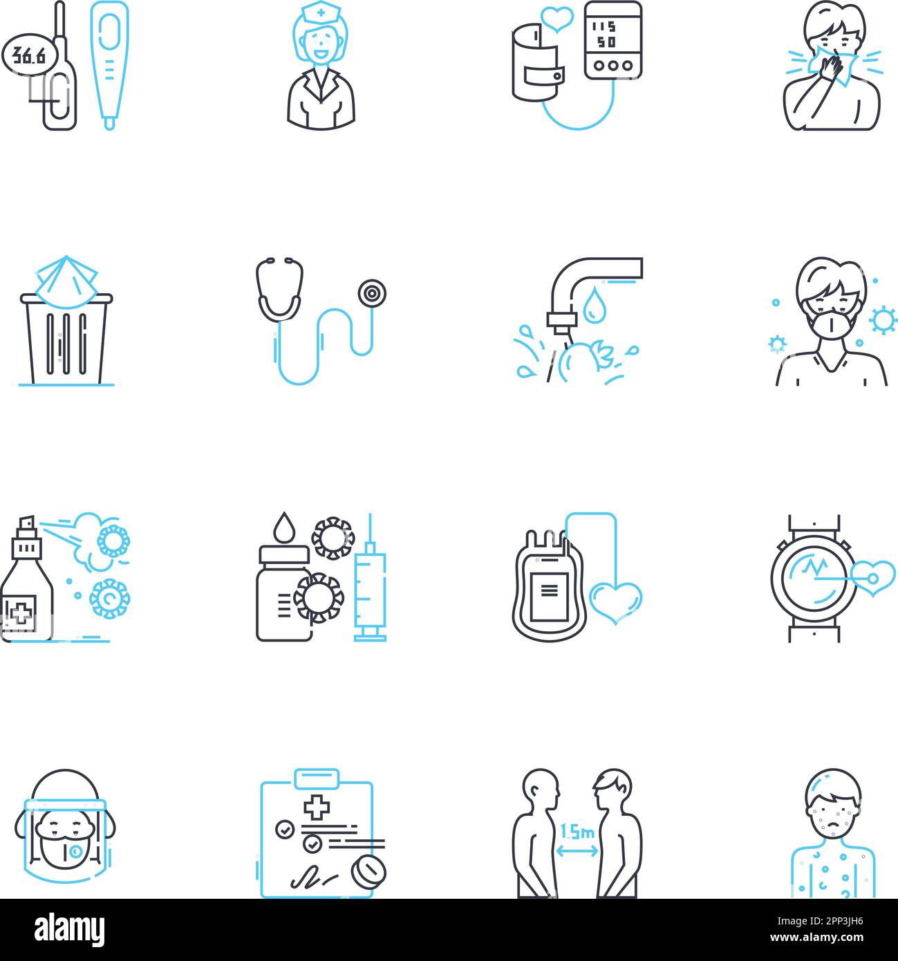 Remote healthcare linear icons set. Telehealth, Telemedicine, Virtual ... Remote healthcare linear icons set. Telehealth, Telemedicine, Virtual ...