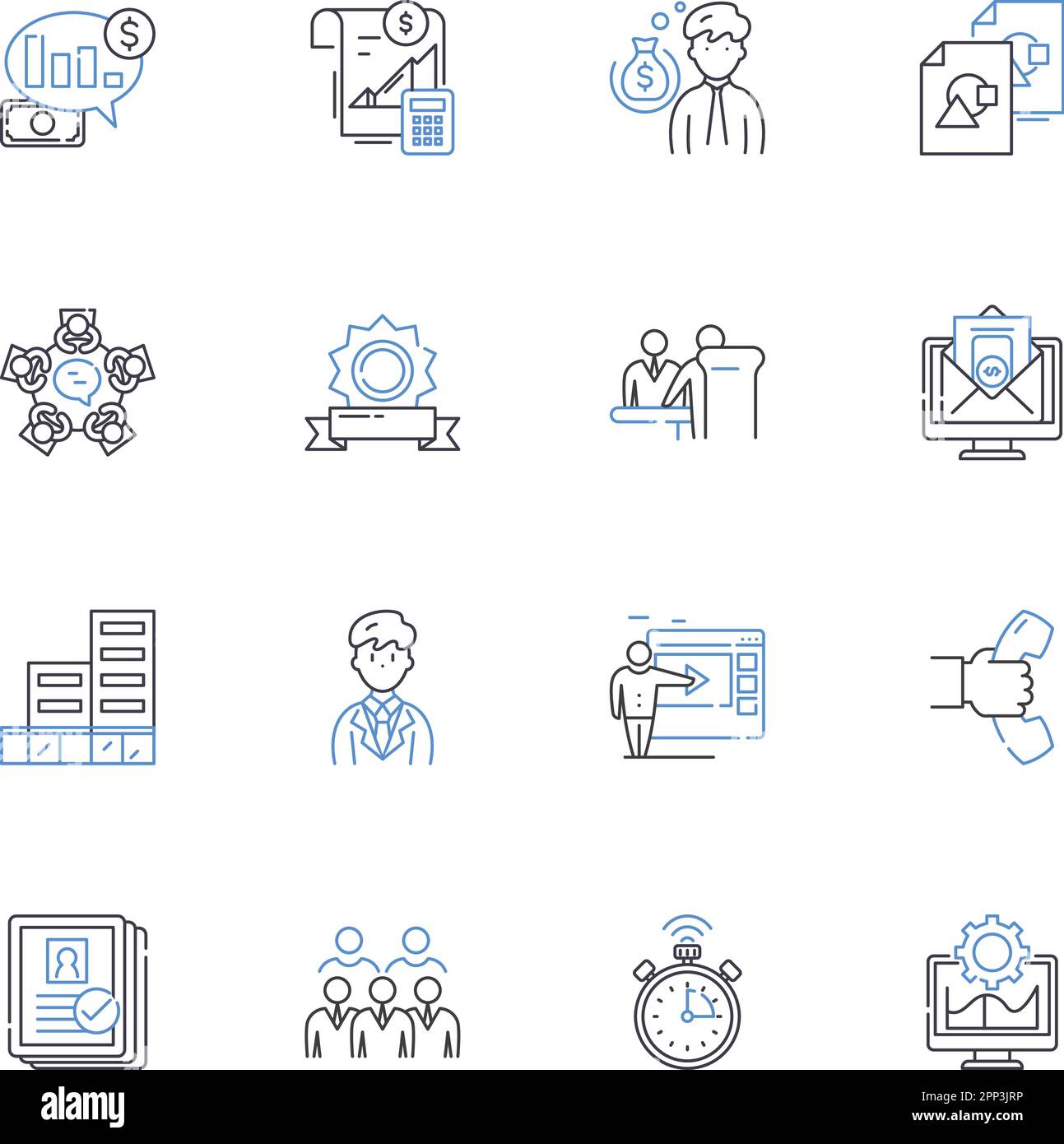 Product promotion line icons collection. Marketing, Sales ...