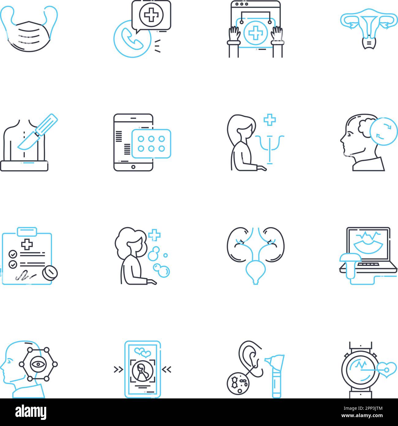 Figure linear icons set. Sculpture, Statue, Model, Mold, Form, Diorama ...