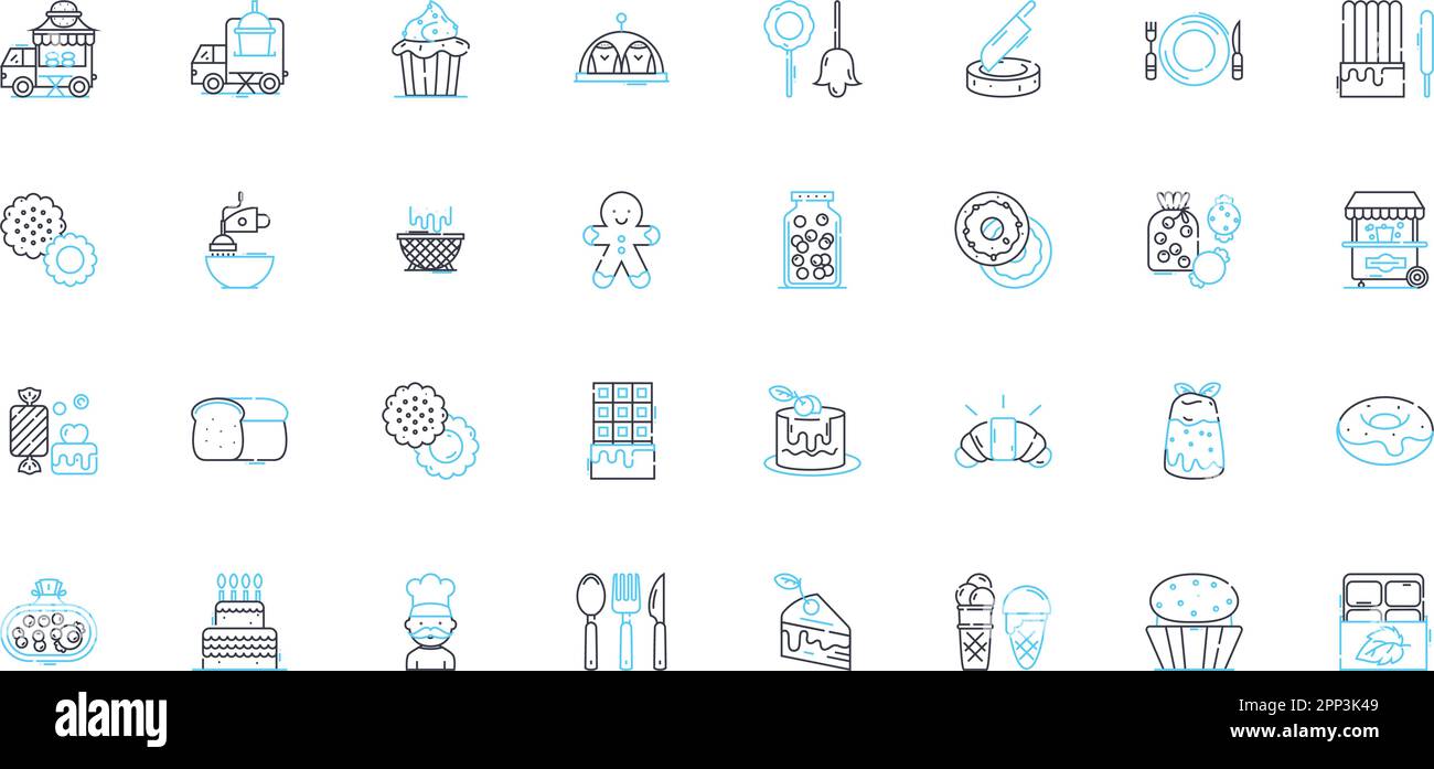 Salad maker linear icons set. Chopper, Slicer, Dicer, Grater, Spinner ... Salad maker linear icons set. Chopper, Slicer, Dicer, Grater, Spinner ...