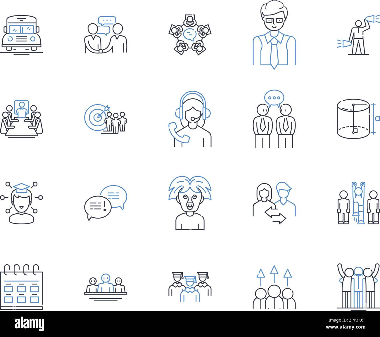 Competition boost line icons collection. Victory, Challenge, Motivation ...