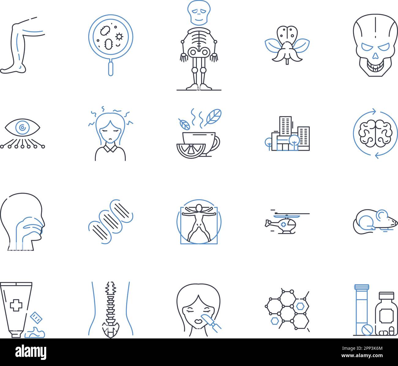 Health remedies line icons collection. Aromatherapy, Meditation ...