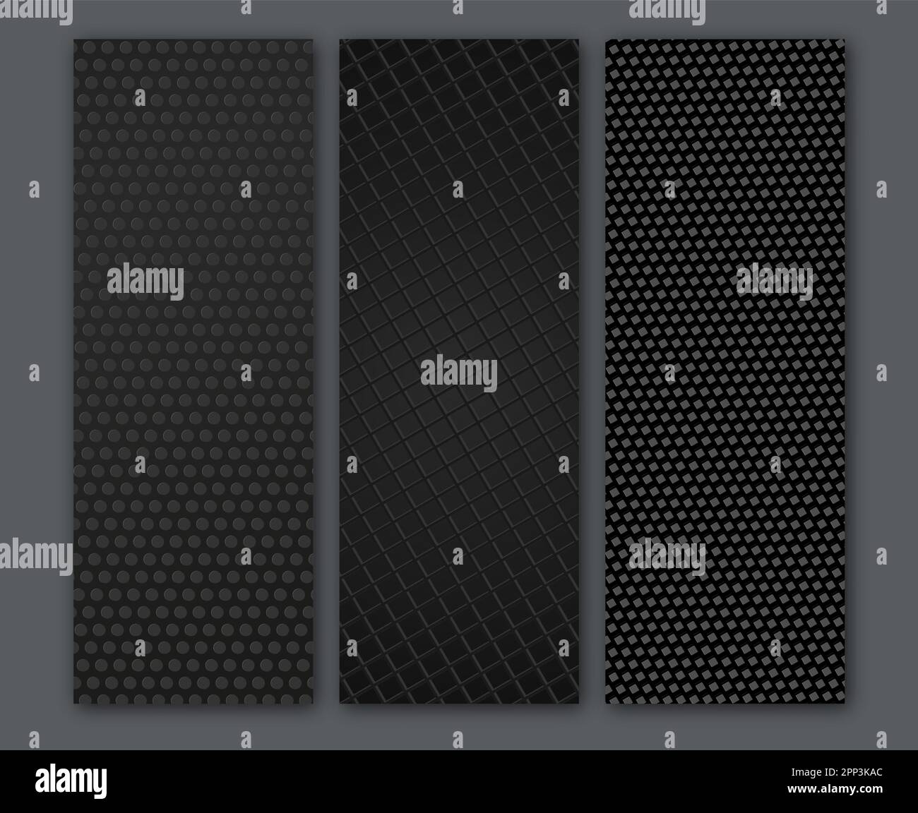 Dark background. A set of templates for decorations, decoration ...