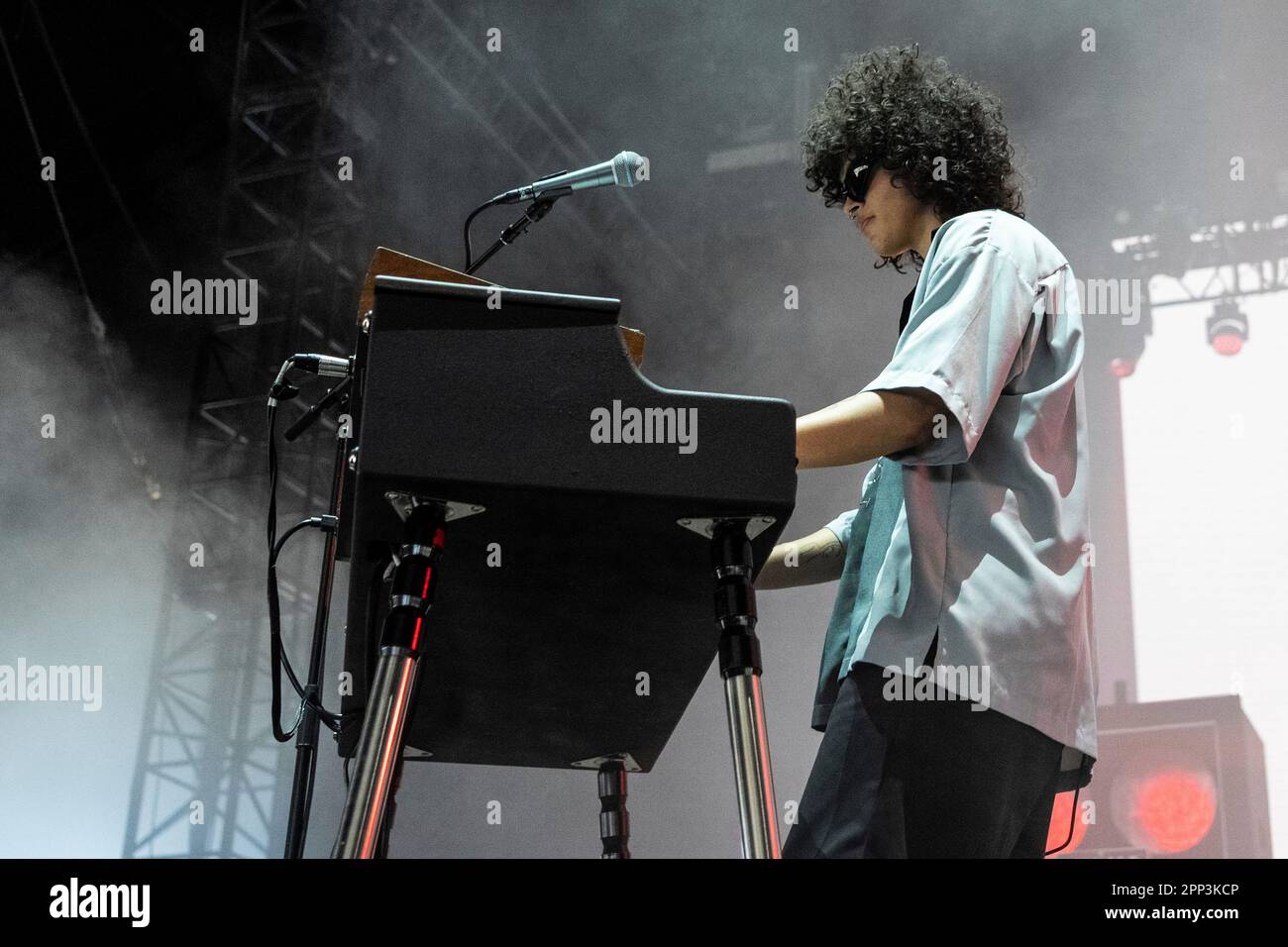 Naomi McPherson of MUNA performs at the Coachella Music and Arts ...