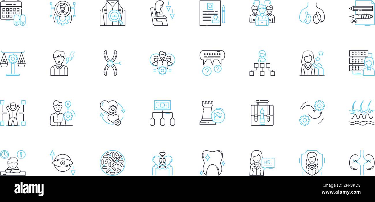 Equal opportunity linear icons set. Access, Diversity, Inclusivity ...