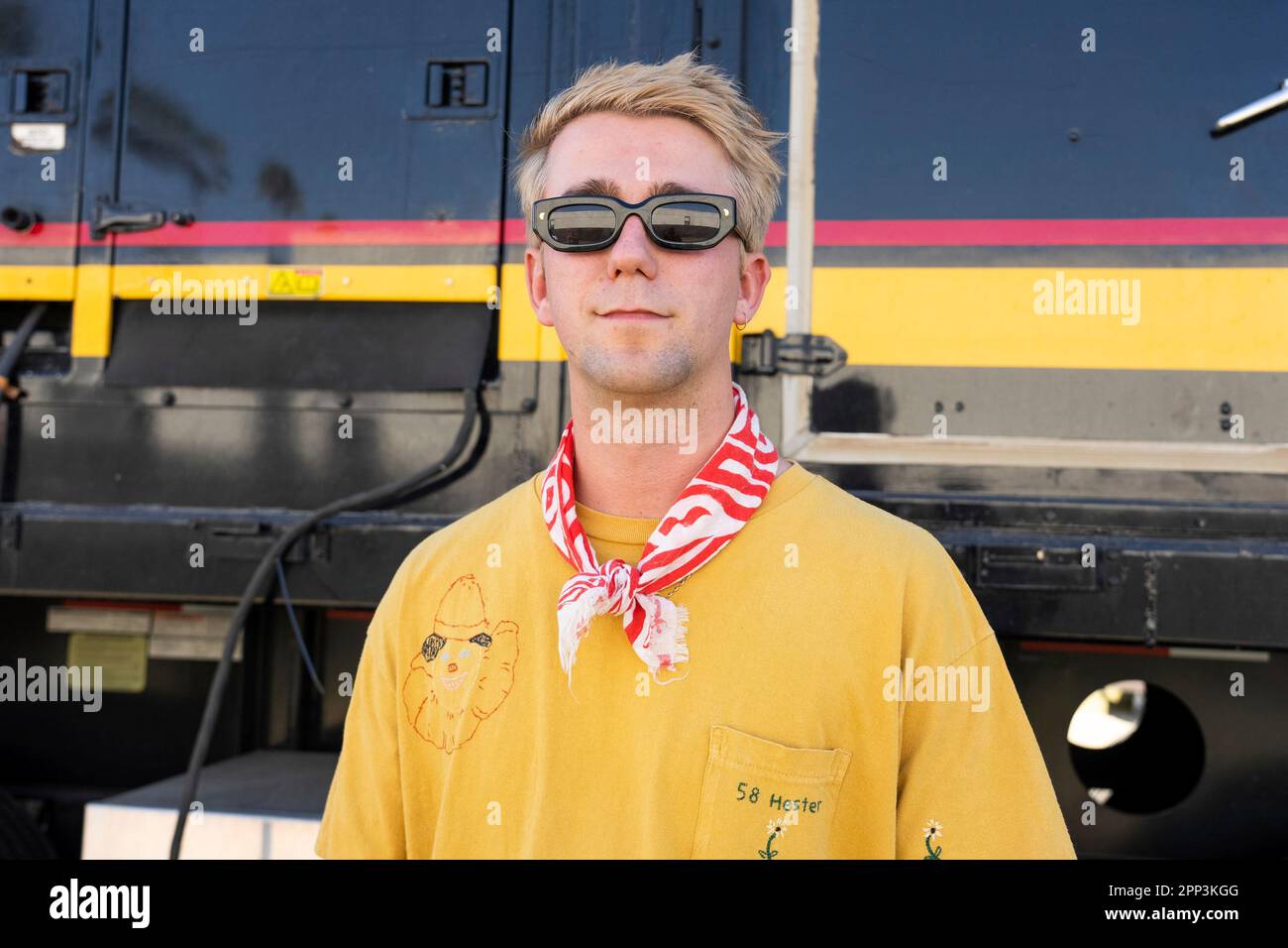 SG Lewis performs at the Coachella Music and Arts Festival at the ...