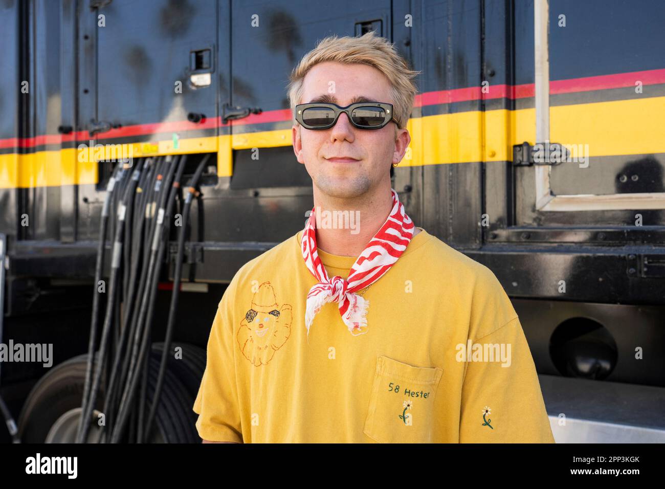 SG Lewis performs at the Coachella Music and Arts Festival at the ...