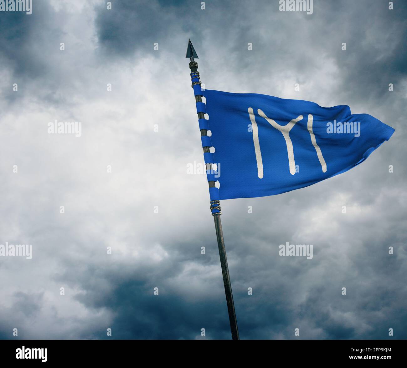 Kayi tribe flag hi-res stock photography and images - Alamy