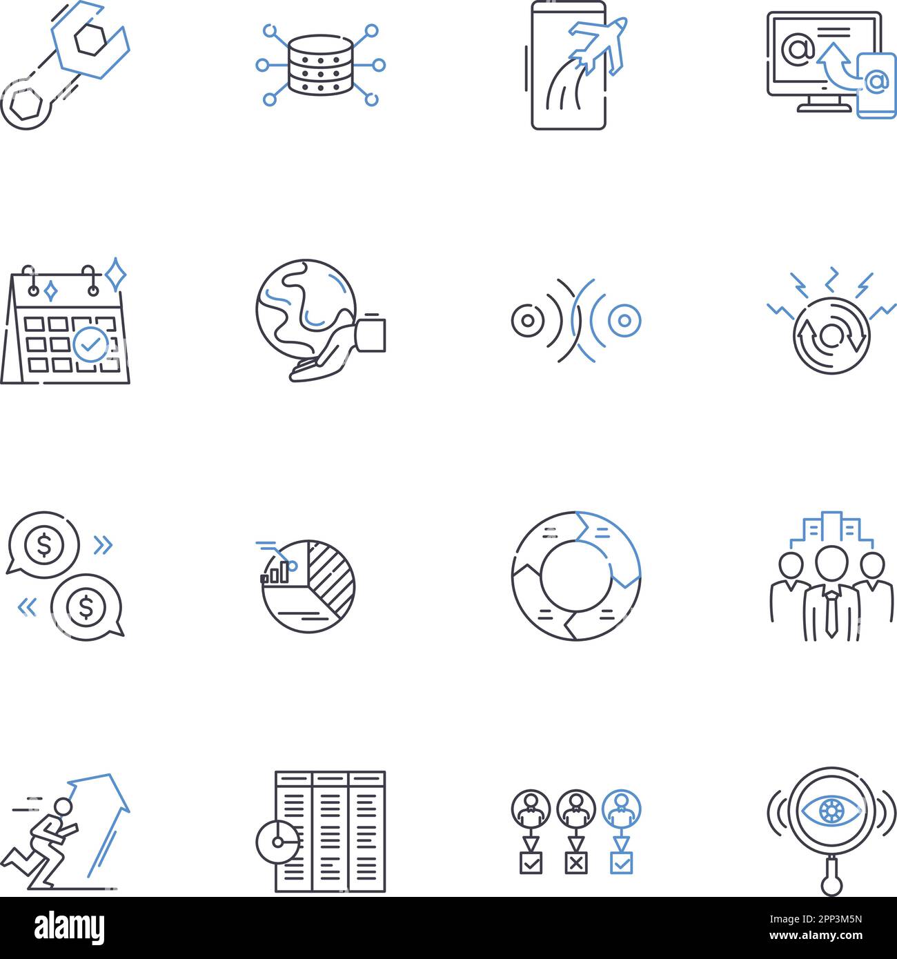 League coalition line icons collection. Collaboration, Unity ...