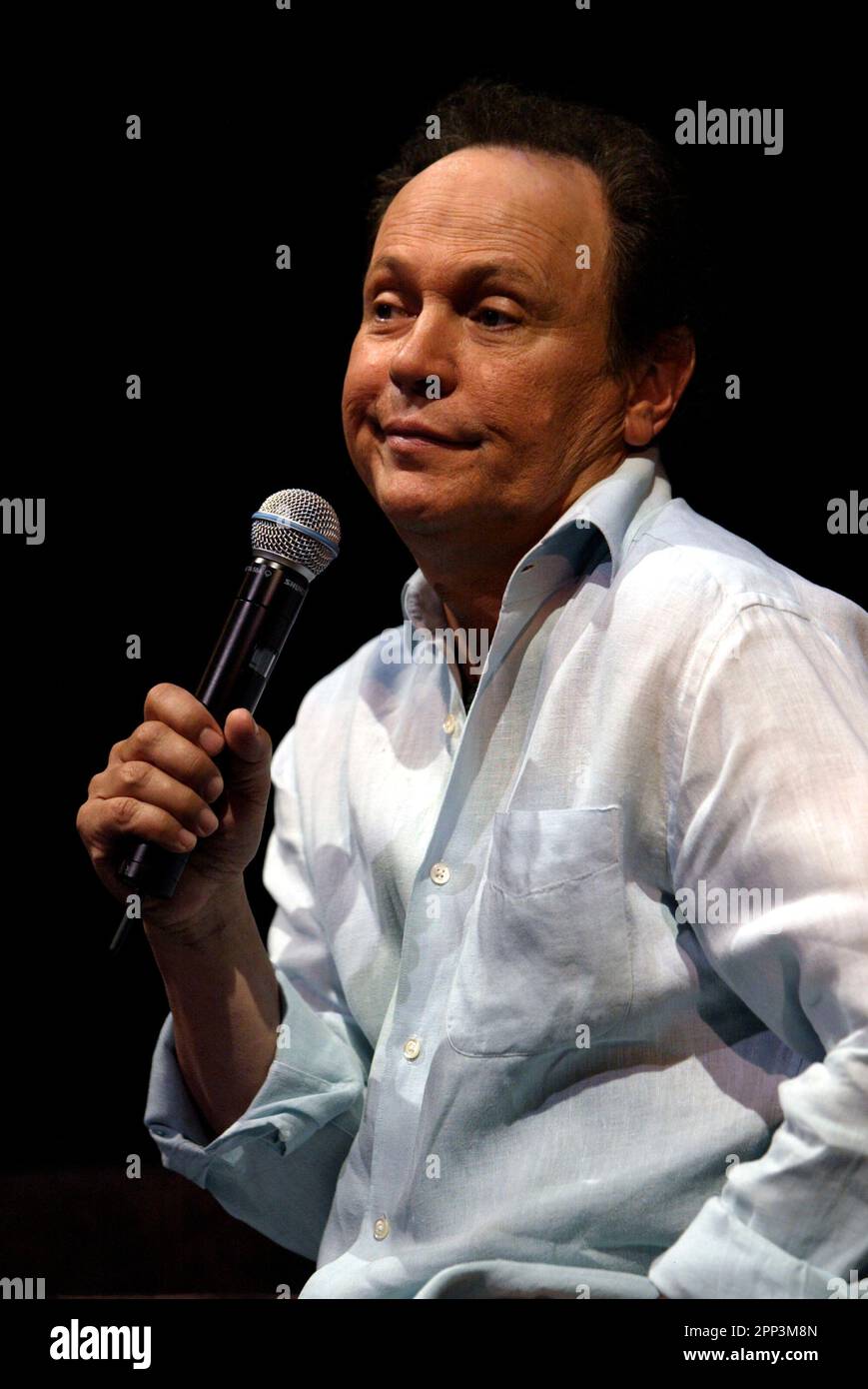 Billy Crystal in an on-stage interview to discuss his Tony award ...