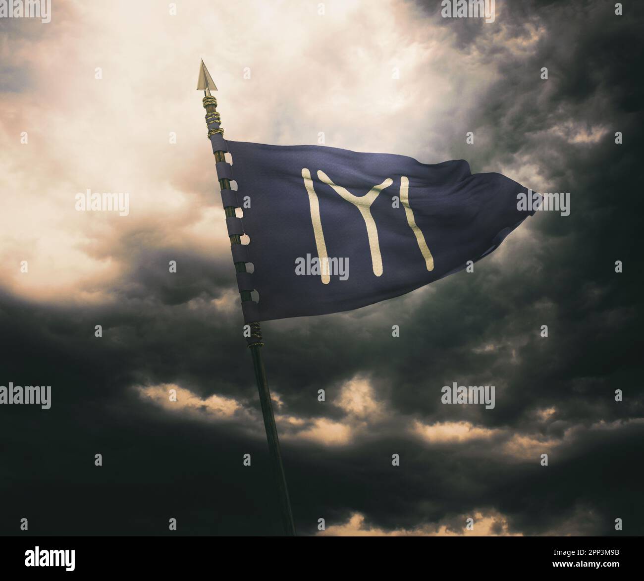 Kayi tribe flag hi-res stock photography and images - Alamy