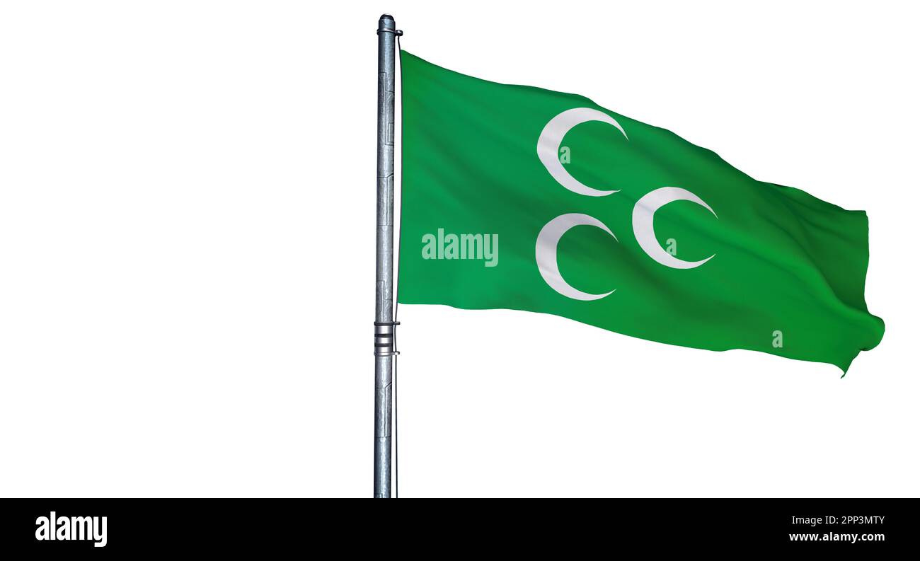 Ottoman State Flag - Ottoman Empire Stock Photo - Alamy