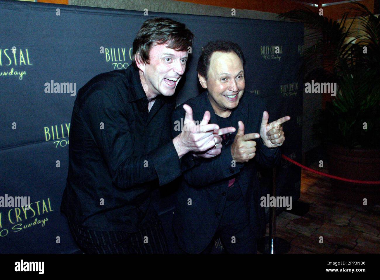 Murray Cook with Billy Crystal at the after-party of Crystal's “700 ...