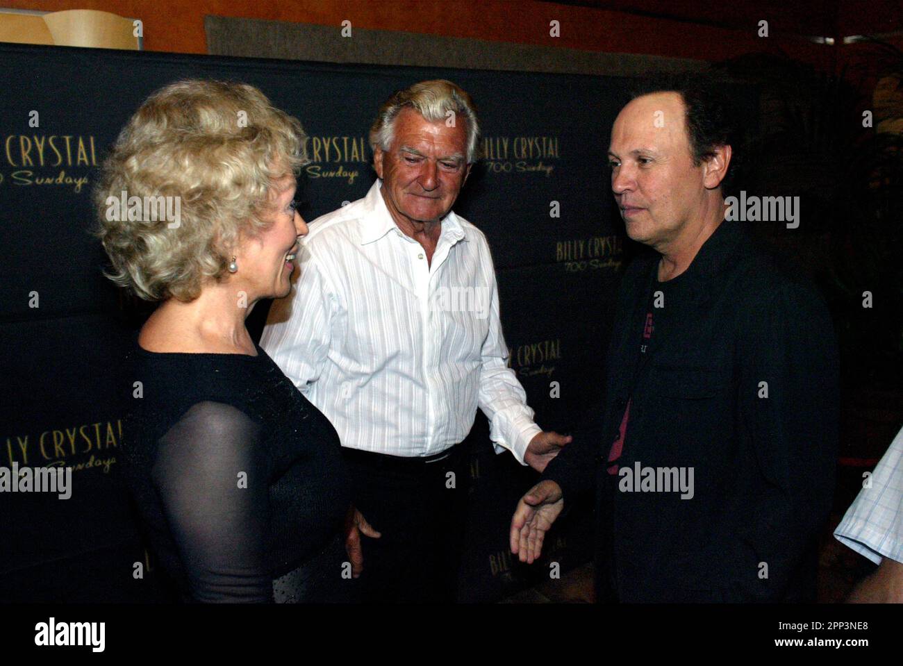 Billy Crystal with Bob Hawke and Blanche D'Alpuget at the after-party ...