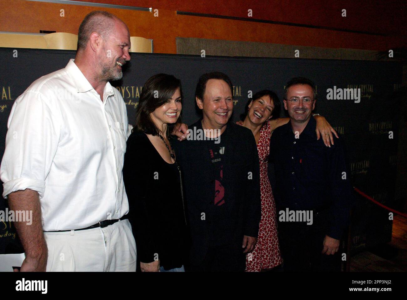 Billy Crystal with (from left) Peter Fitzsimmons, Lisa Wilkinson ...