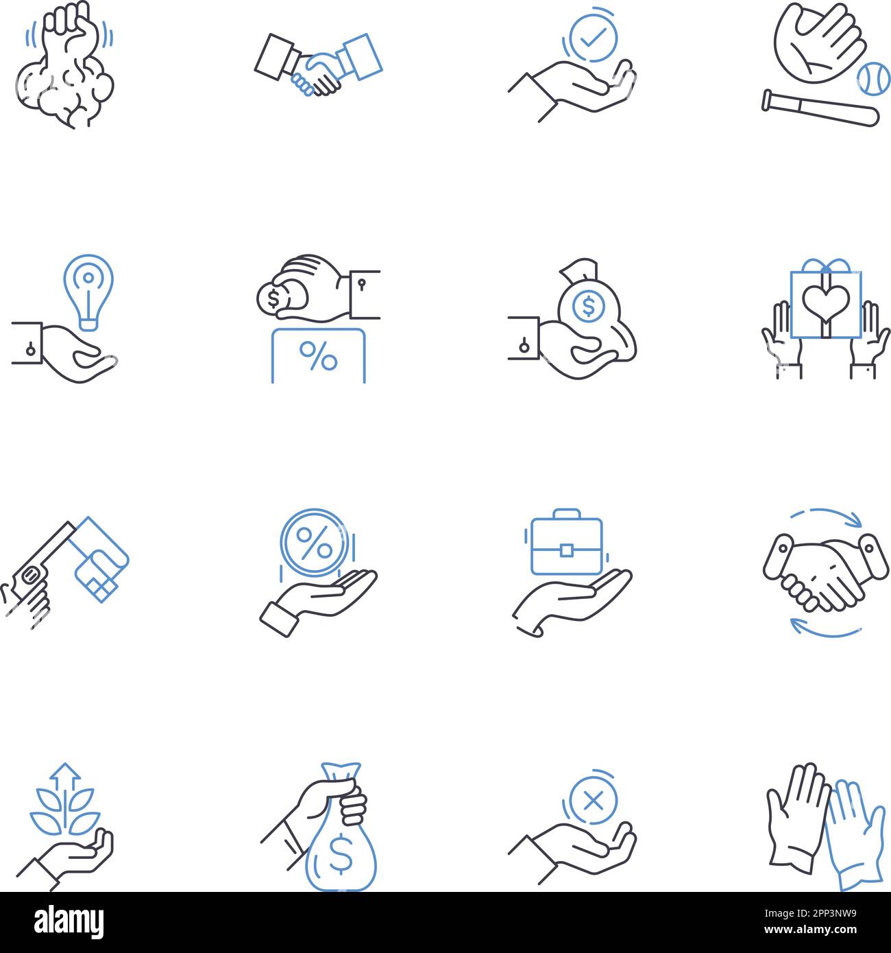 Amplification line icons collection. Boost, Volume, Amplify, Expand ...