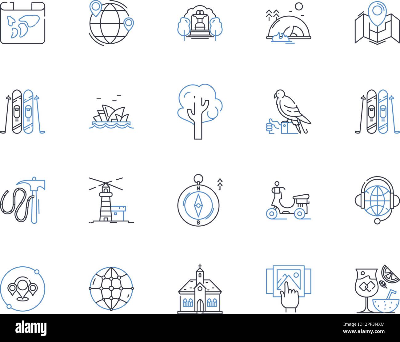 Retreat company line icons collection. en, relaxation, healing, peace ...