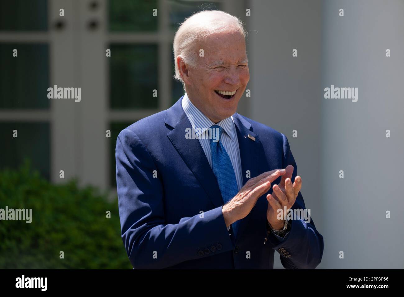 United States President Joe Biden makes remarks about building healthy ...