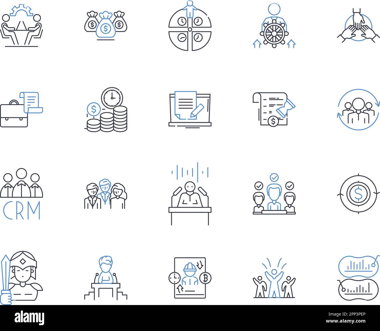 Career enhancement line icons collection. Advancement, Growth ... Career enhancement line icons collection. Advancement, Growth ...