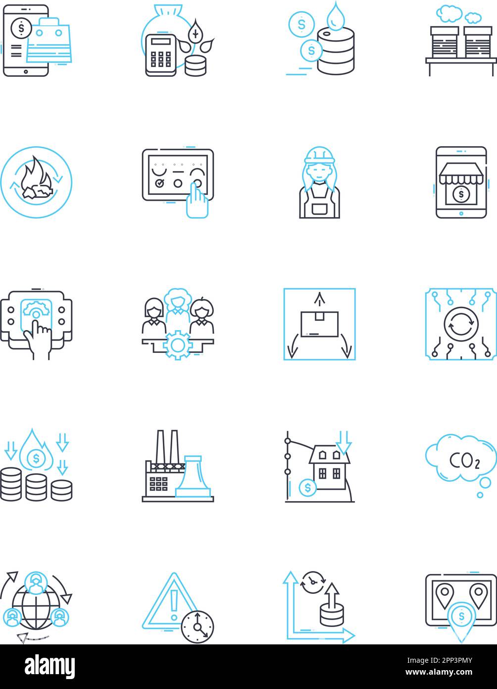 Sociology linear icons set. Culture, Institutions, Diversity, Equality ...