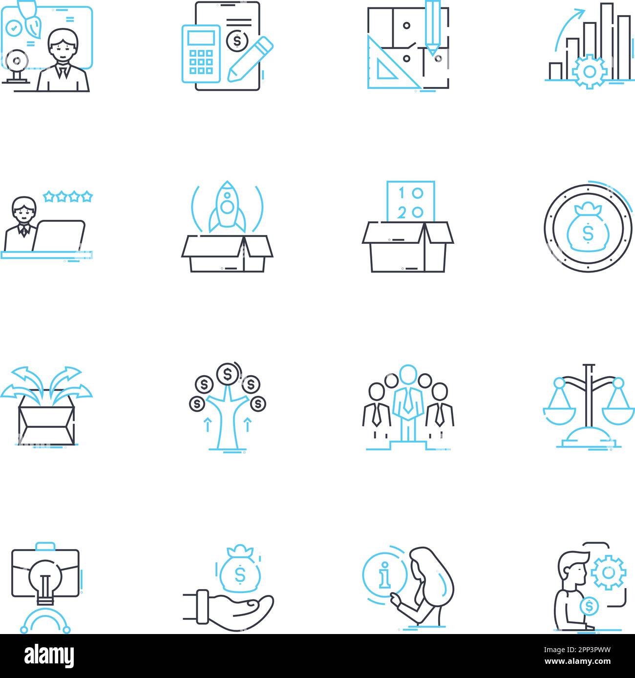 Flexible planning linear icons set. Agile, Adaptable, Versatile ... Flexible planning linear icons set. Agile, Adaptable, Versatile ...