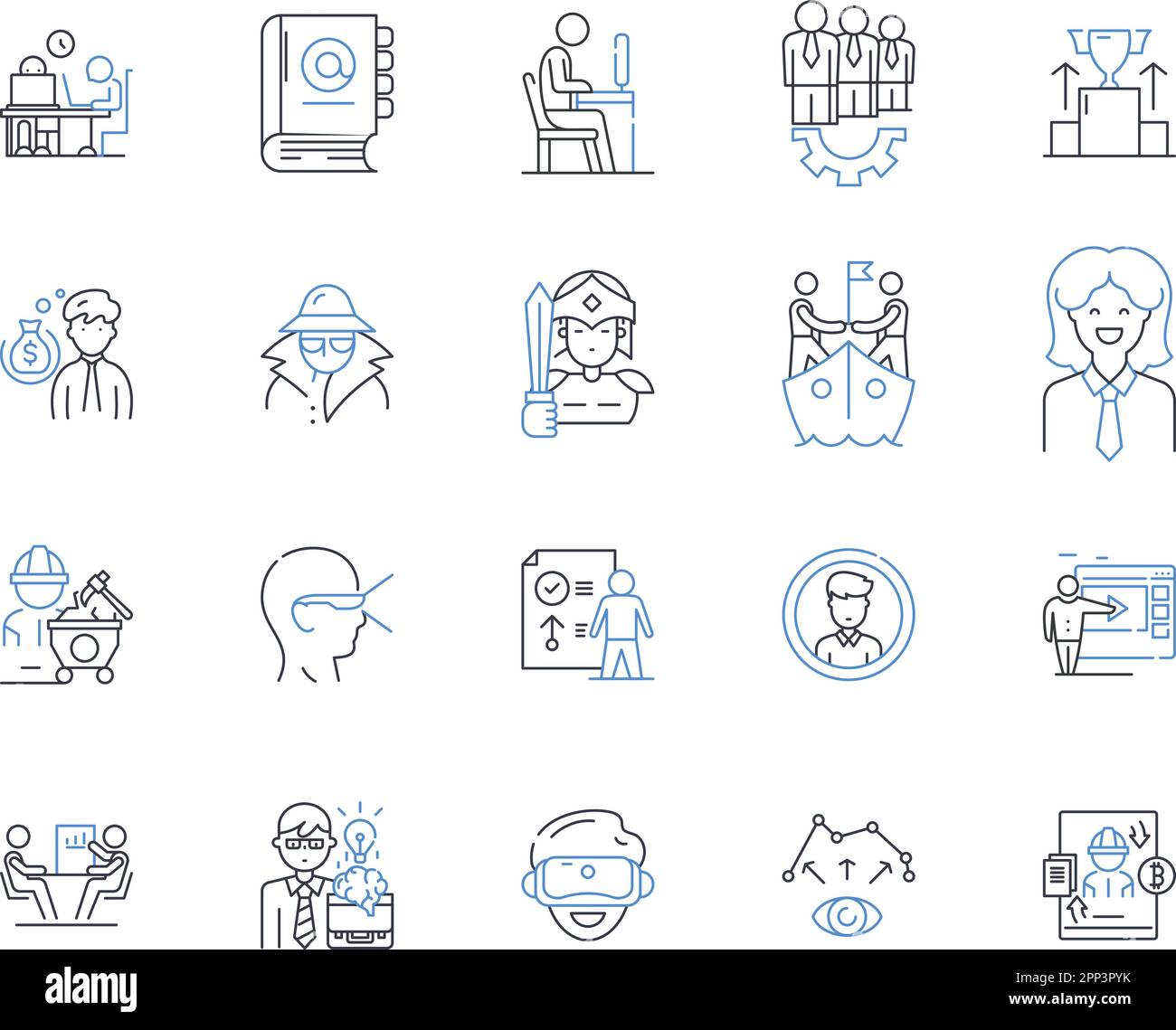 Viewer satisfaction line icons collection. Gratification, Approval ...