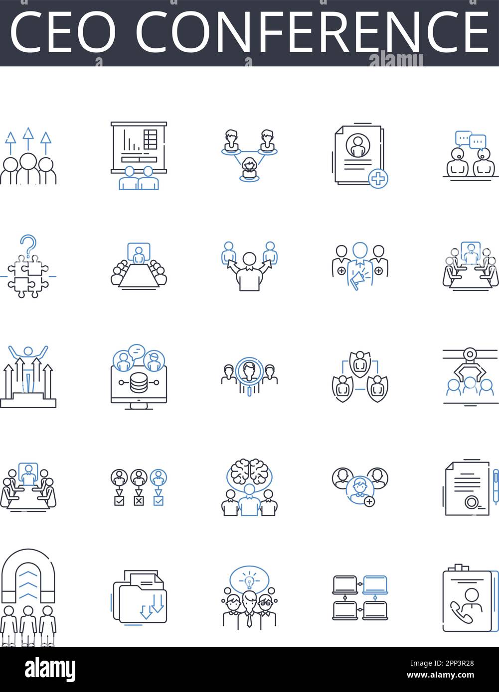 Chief executive forum Stock Vector Images - Alamy