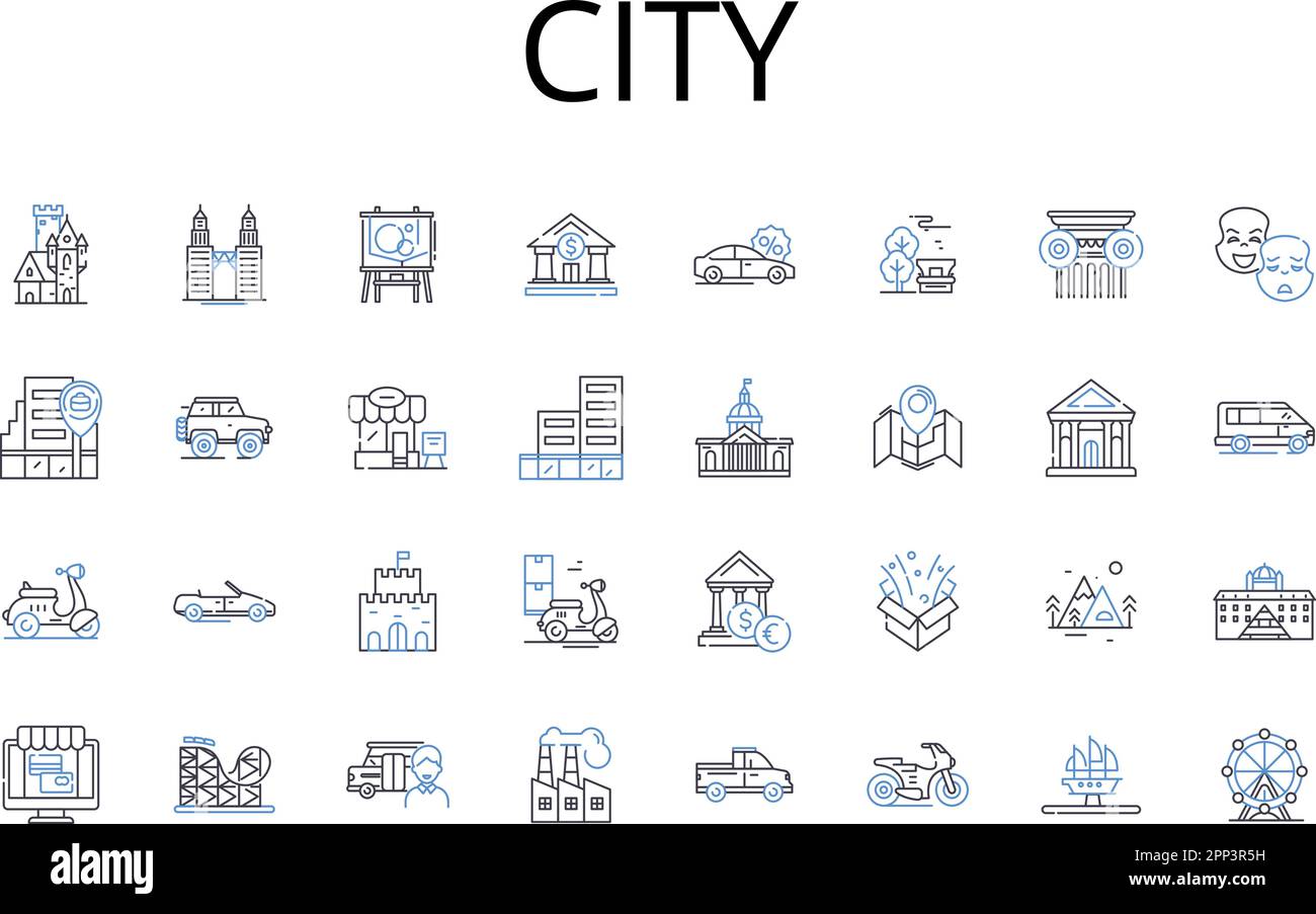 City outskirts river Stock Vector Images - Alamy