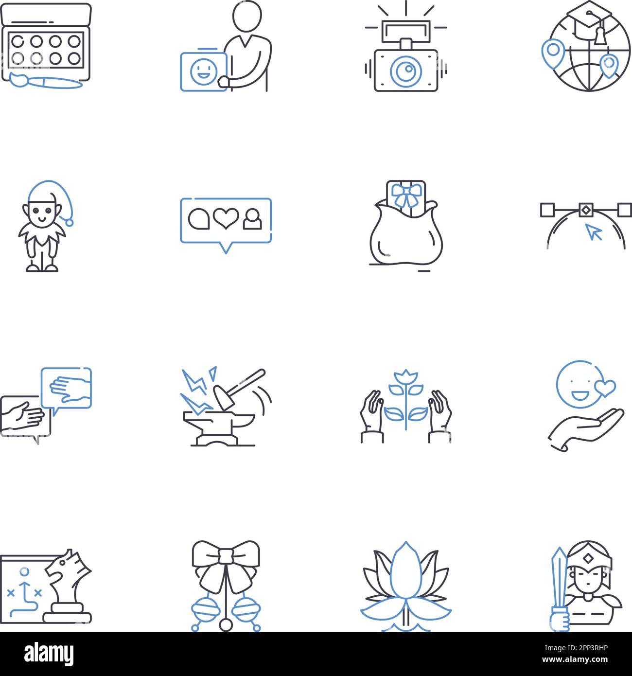 avant-garde art line icons collection. Experimental, Innovative ...