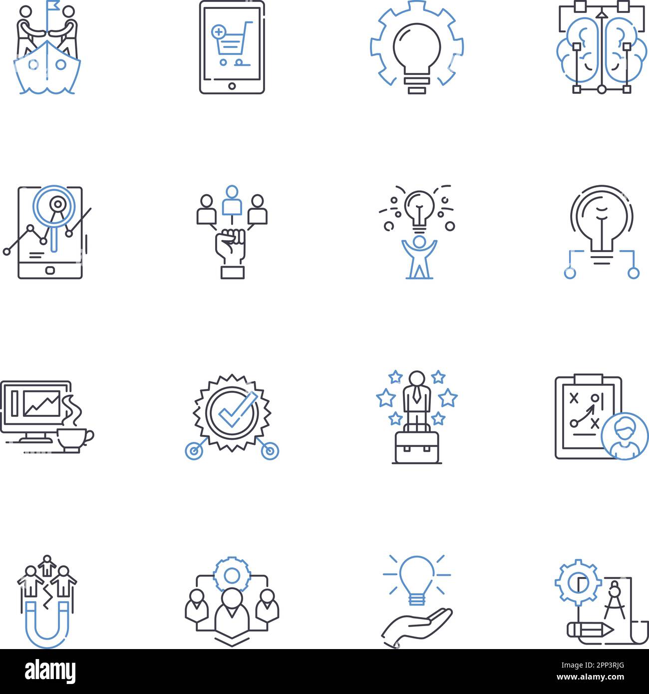 Issue addressing line icons collection. Advocacy, Awareness, Change ...