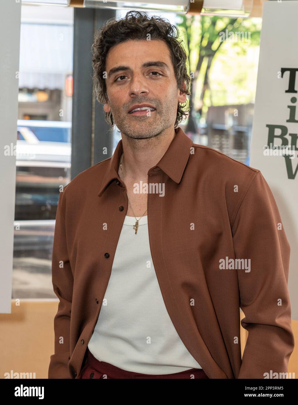 Actor Oscar Isaac attends Creators of The Sign in Sidney Brustein’s ...