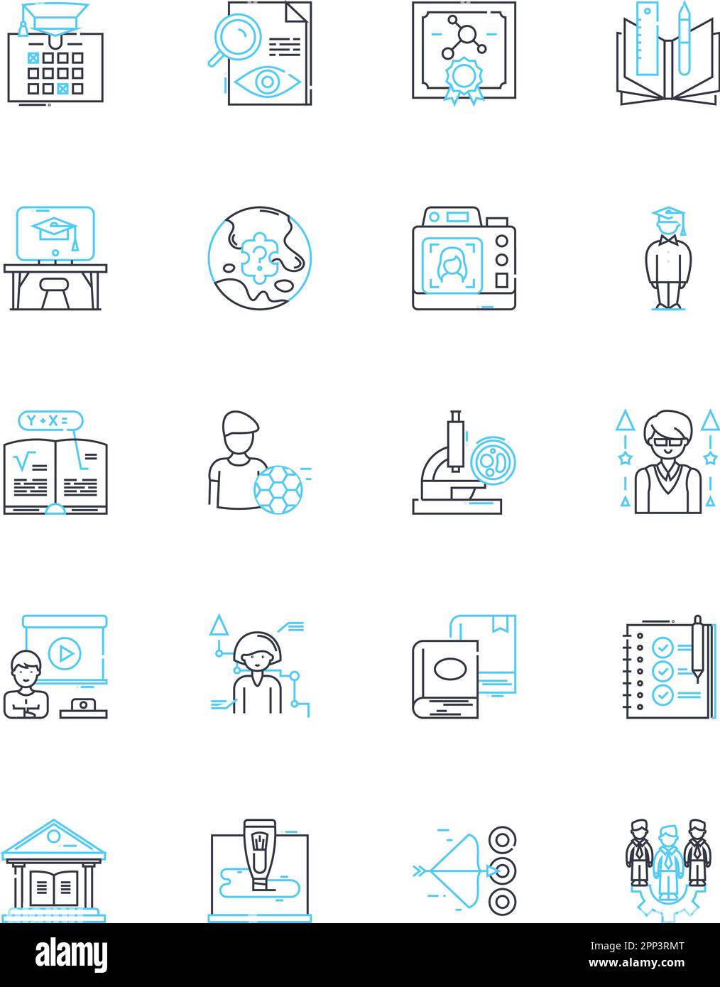 Superior instruction linear icons set. Expertise, Excellence, Mastery ... Superior instruction linear icons set. Expertise, Excellence, Mastery ...