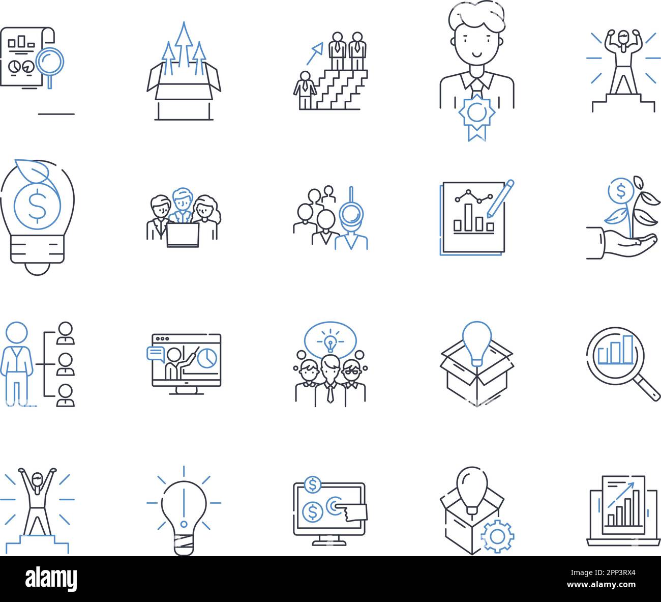 Vigor line icons collection. Energy, Vitality, Strength, Stamina ...