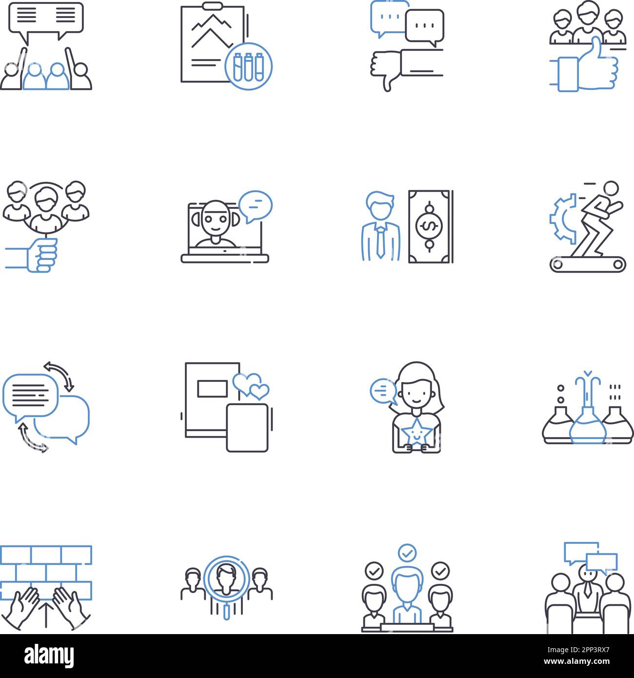 Inception training line icons collection. Dreaming, Levels ...