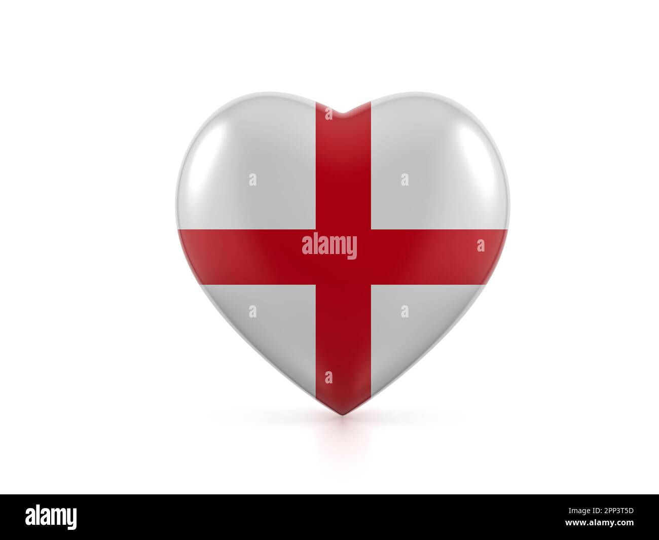 Love england symbol 3d hi-res stock photography and images - Alamy