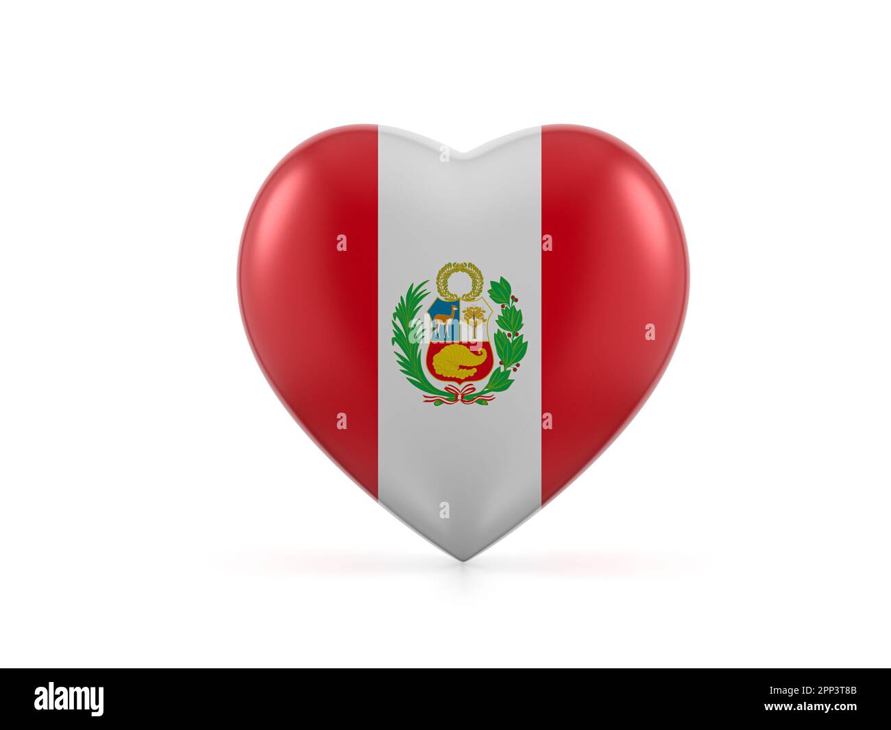 Love peru symbol heart flag hi-res stock photography and images - Alamy