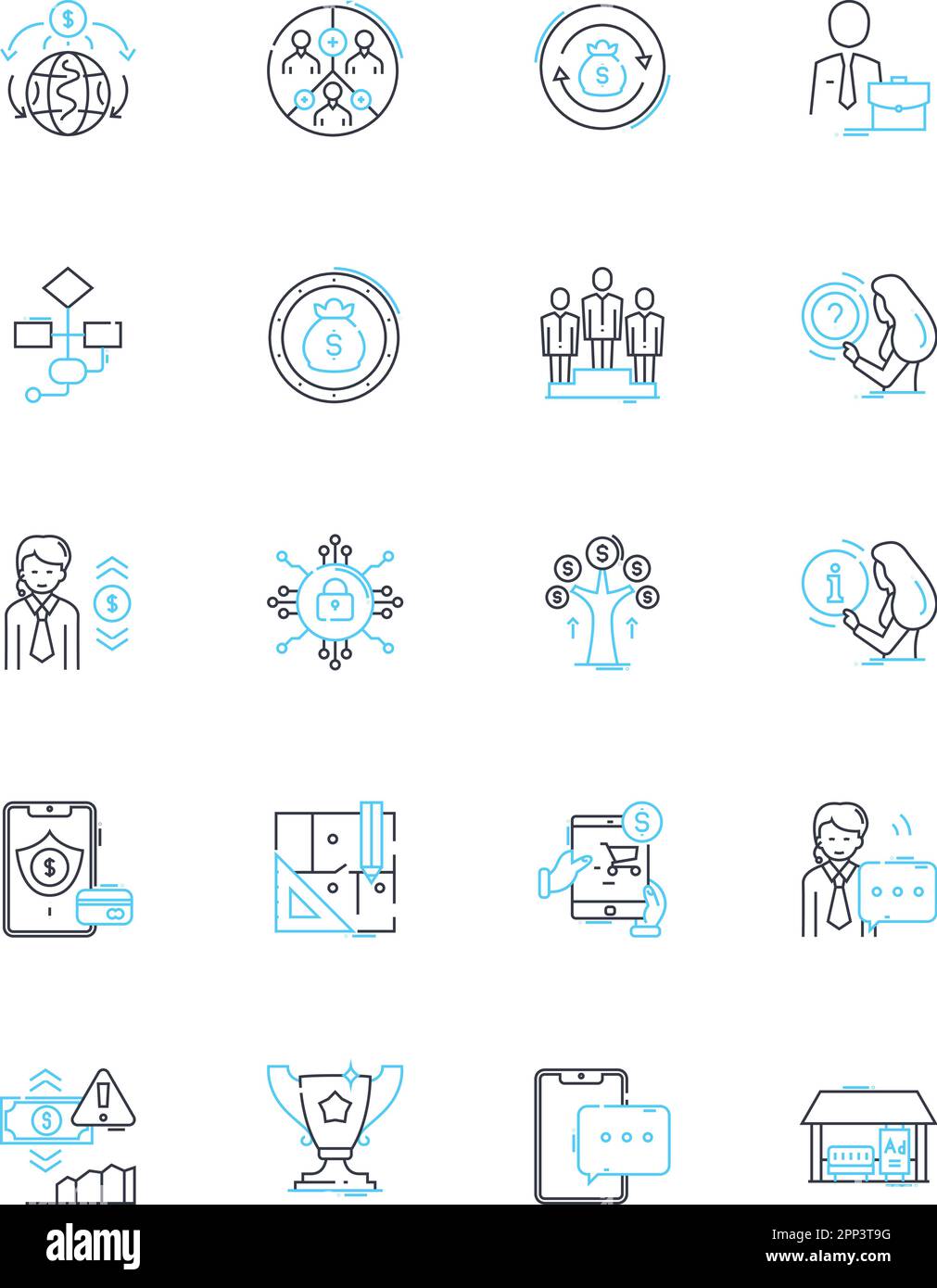 Computer enterprise linear icons set. Nerking, Security, Cloud ... Computer enterprise linear icons set. Nerking, Security, Cloud ...